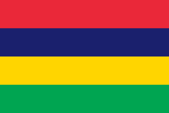 Mauritius' flagg 🇲🇺 – Verdens flagg