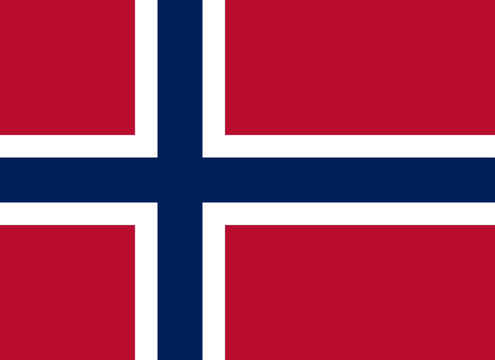 Norges flagg | Verdensflagg.no